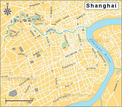 Map of Shanghai